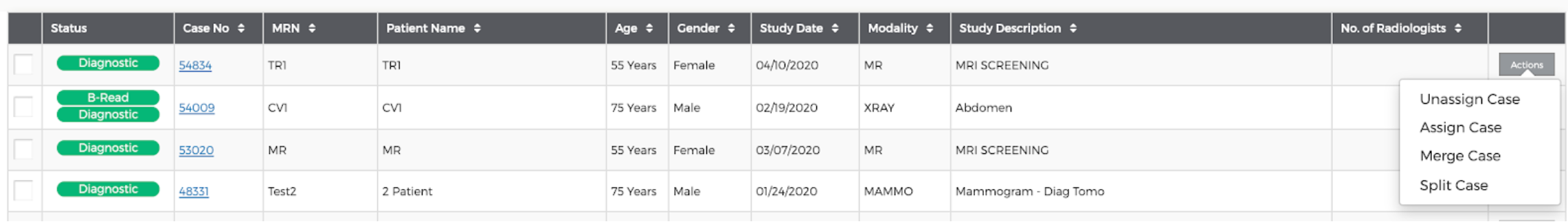 Can I merge cases together if one is a prior to another? – DocPanel
